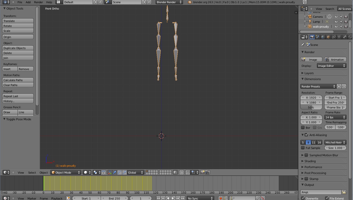 [Blender] Position du Rigging BVH Object/Edit Mode - Position du Rigging BVH différent entre l ...